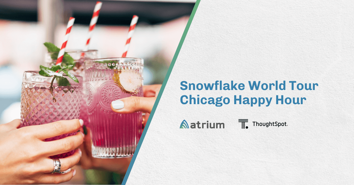 Snowflake World Tour Chicago Happy Hour - Atrium