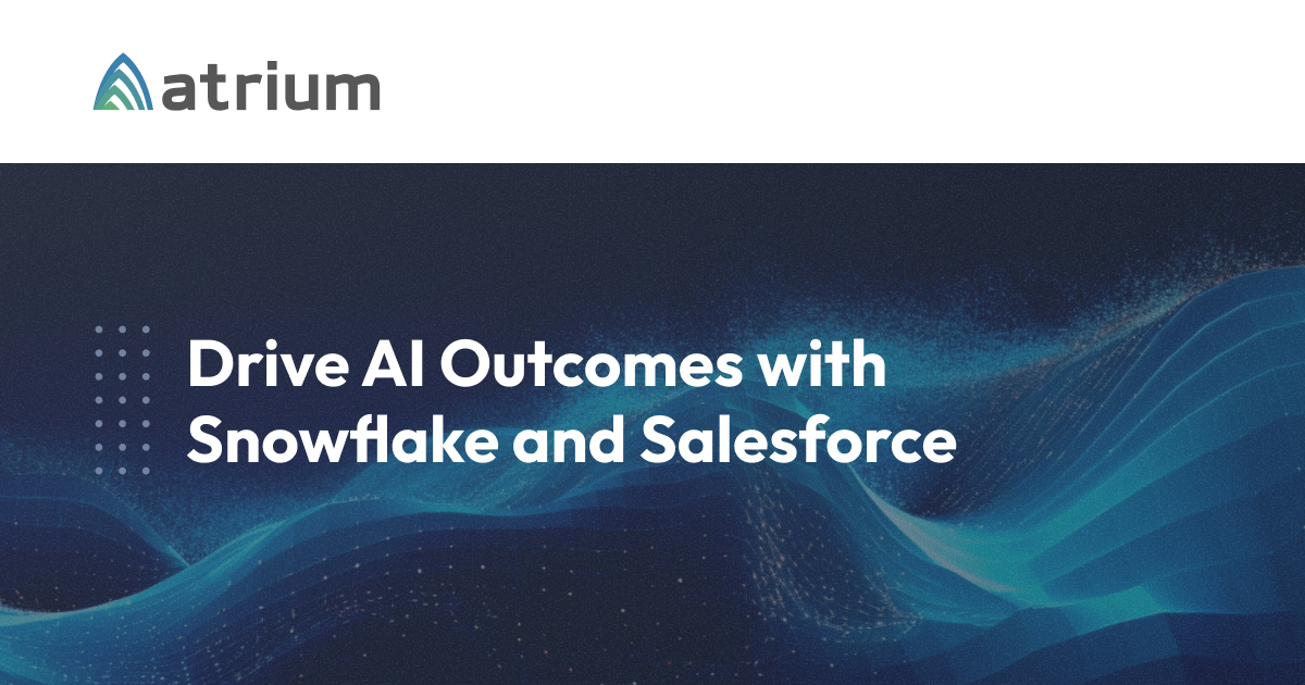 AI-Powered Snowflake and Salesforce Consulting | Atrium